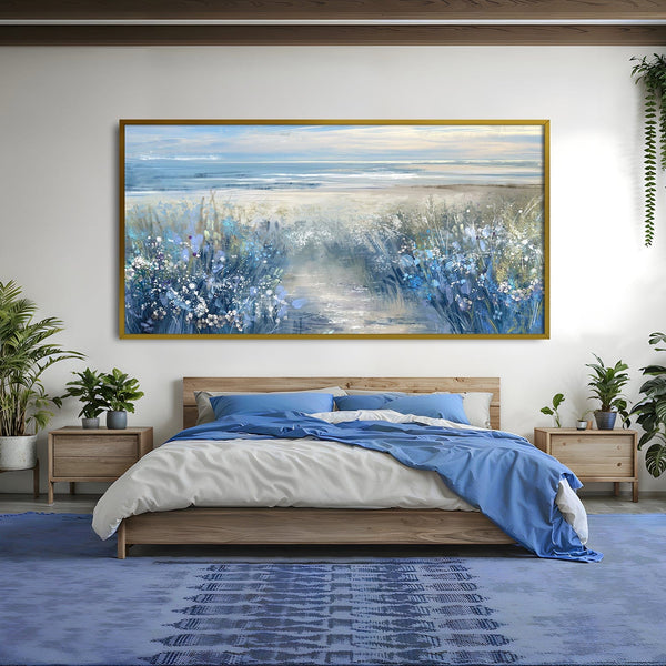 Coastal Bloom Canvas – ClockCanvas
