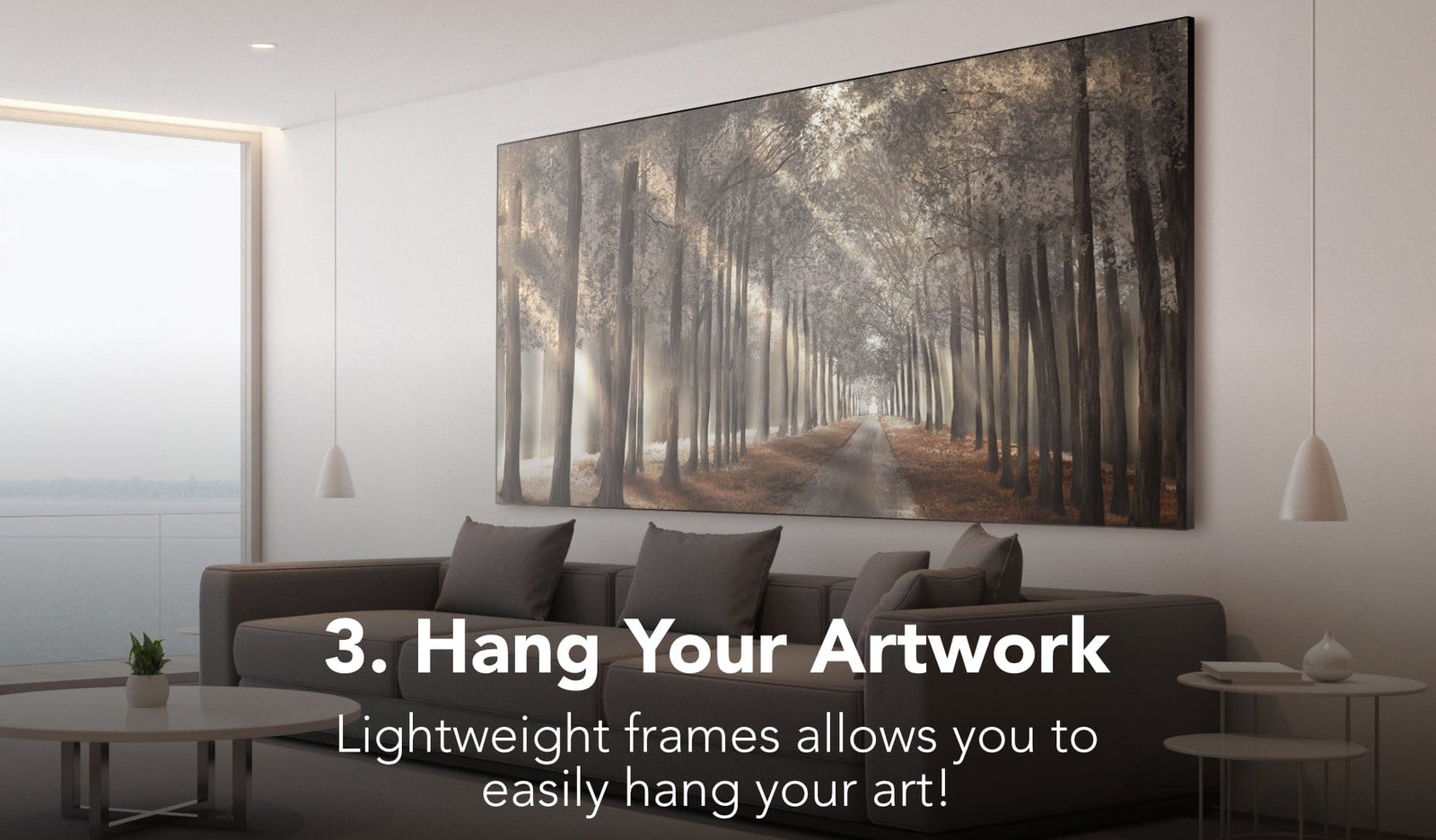 XL Artwork with Easy Build Frames – ClockCanvas