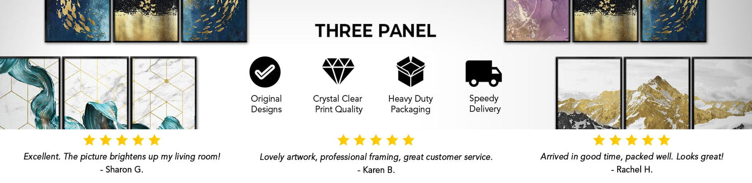 3 Panel Set Canvas – Wall Art | Poster Art Print | Framed Prints – Page ...