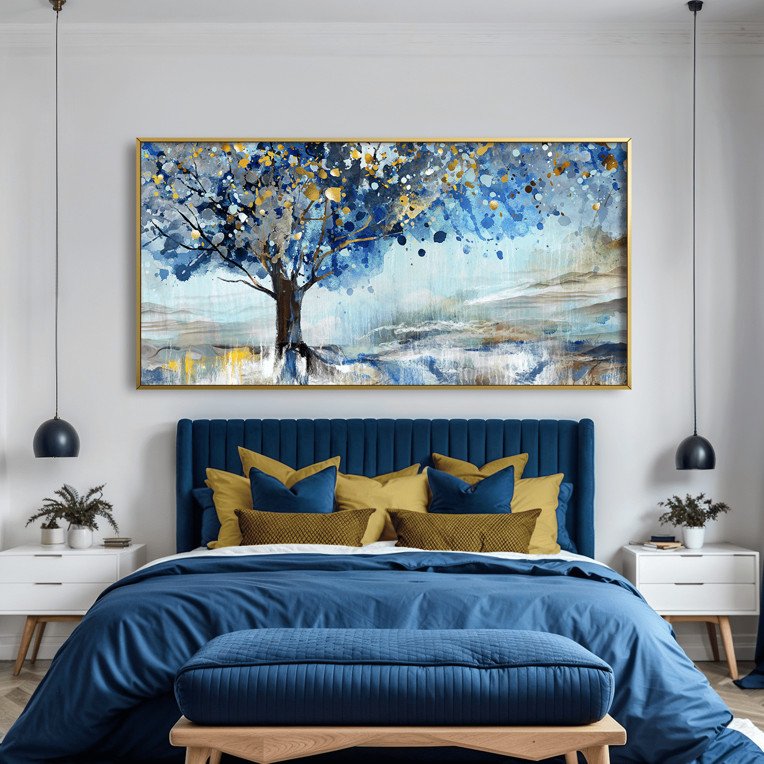 Abstract Cedar Canvas – ClockCanvas