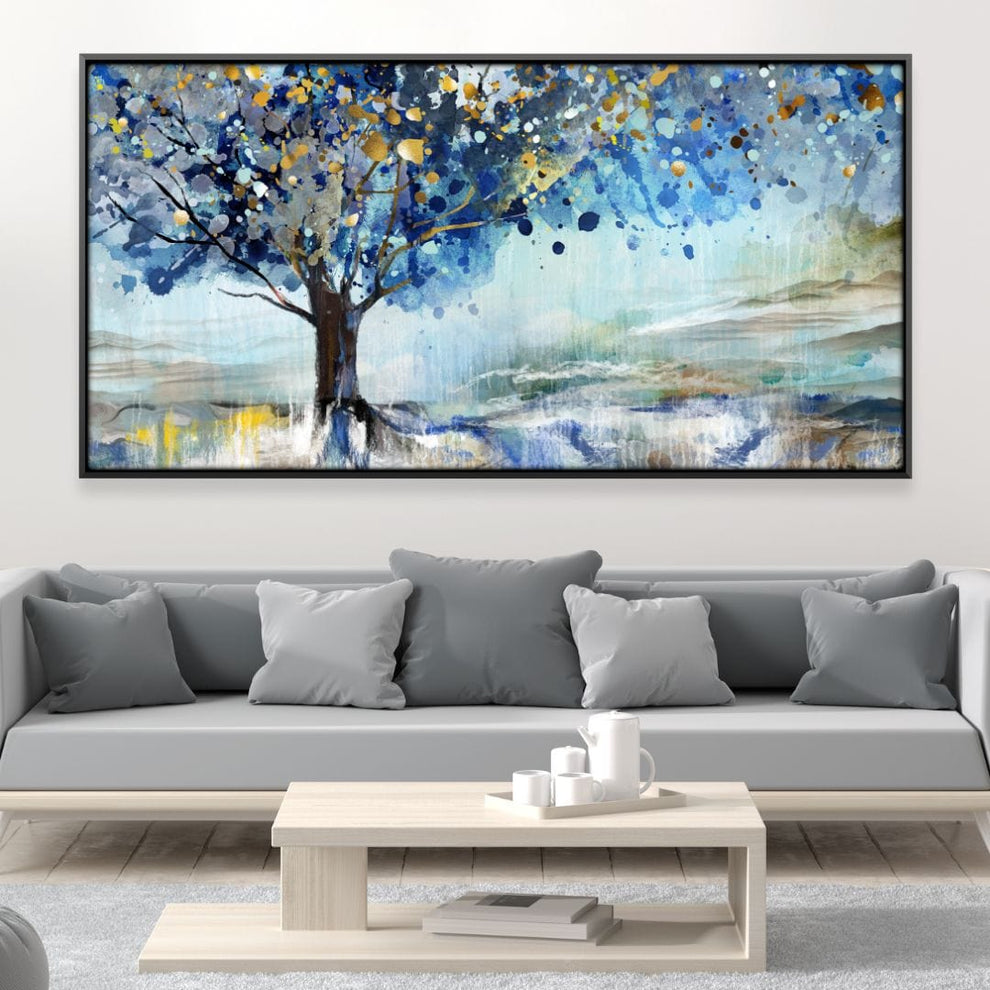 Abstract Cedar Canvas – ClockCanvas