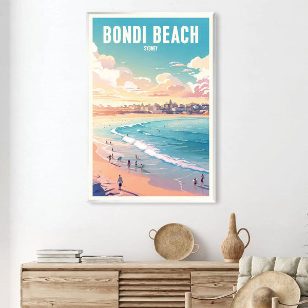 Bondi Beach Canvas – ClockCanvas