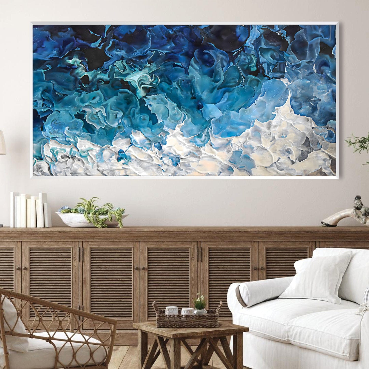 Brushed Ethereal Canvas – ClockCanvas