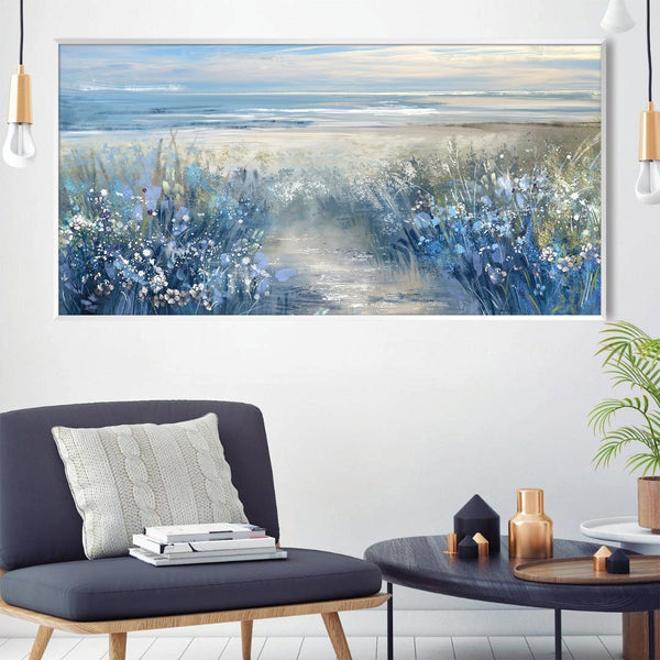 Coastal Bloom Canvas – ClockCanvas