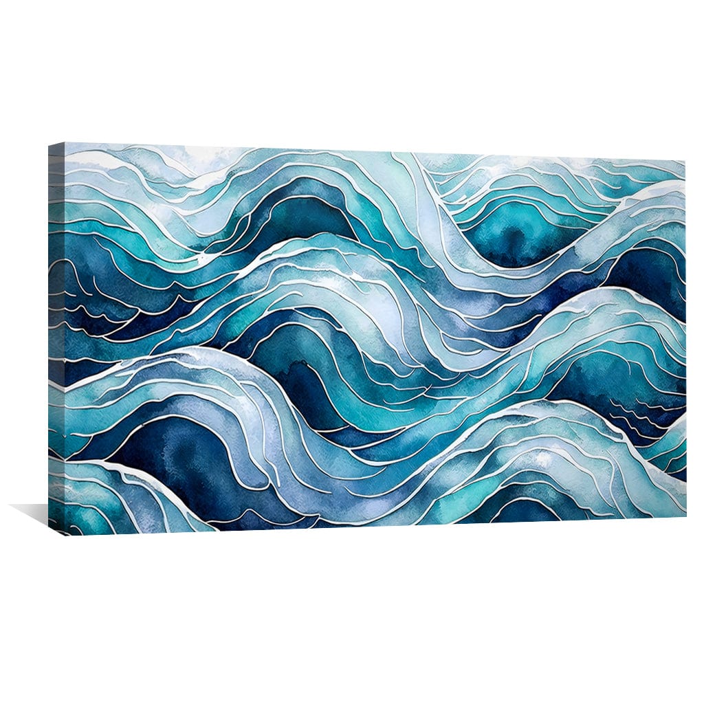 Defined Waves Canvas – ClockCanvas