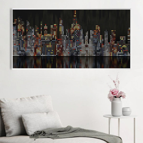 Dotted Metropolis Canvas – ClockCanvas
