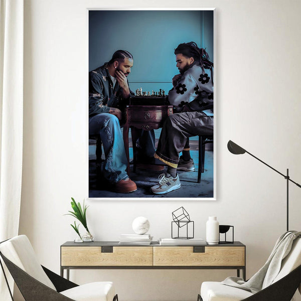 Drake vs Cole Canvas – ClockCanvas