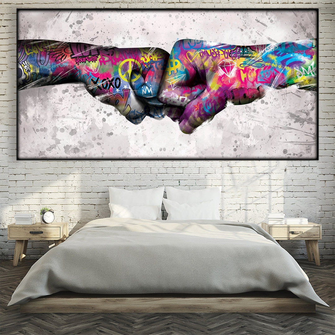 Fist Bump Easy Build Frame – ClockCanvas