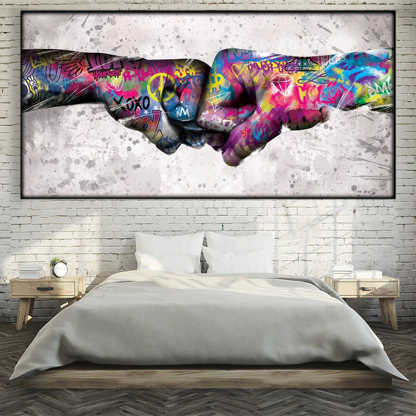 Fist Bump Easy Build Frame – ClockCanvas