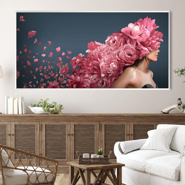 Floral Goddess Canvas | Canvas Wall Art – ClockCanvas
