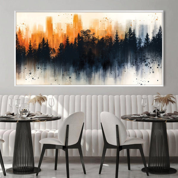 Forest Meets Metropolis Canvas | Canvas Wall Art – ClockCanvas
