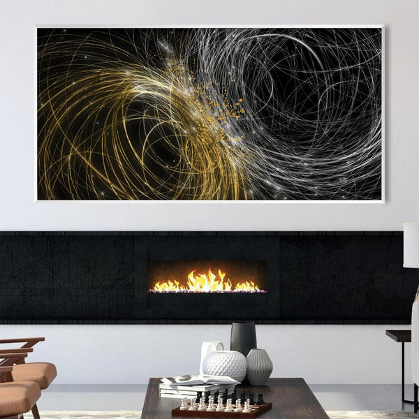 Fused Wave Lengths Canvas | Canvas Wall Art – ClockCanvas