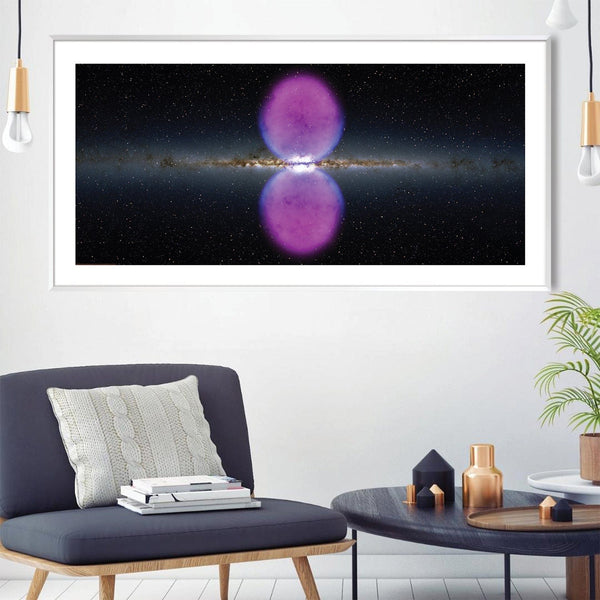 Gamma Ray Bubbles Canvas – ClockCanvas