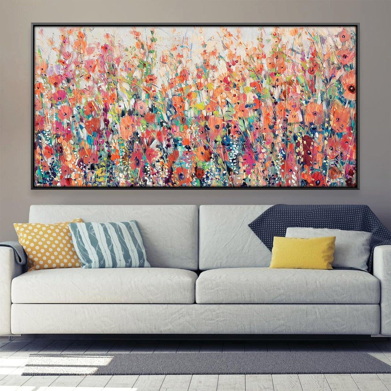 Garden of Flowers Canvas – ClockCanvas