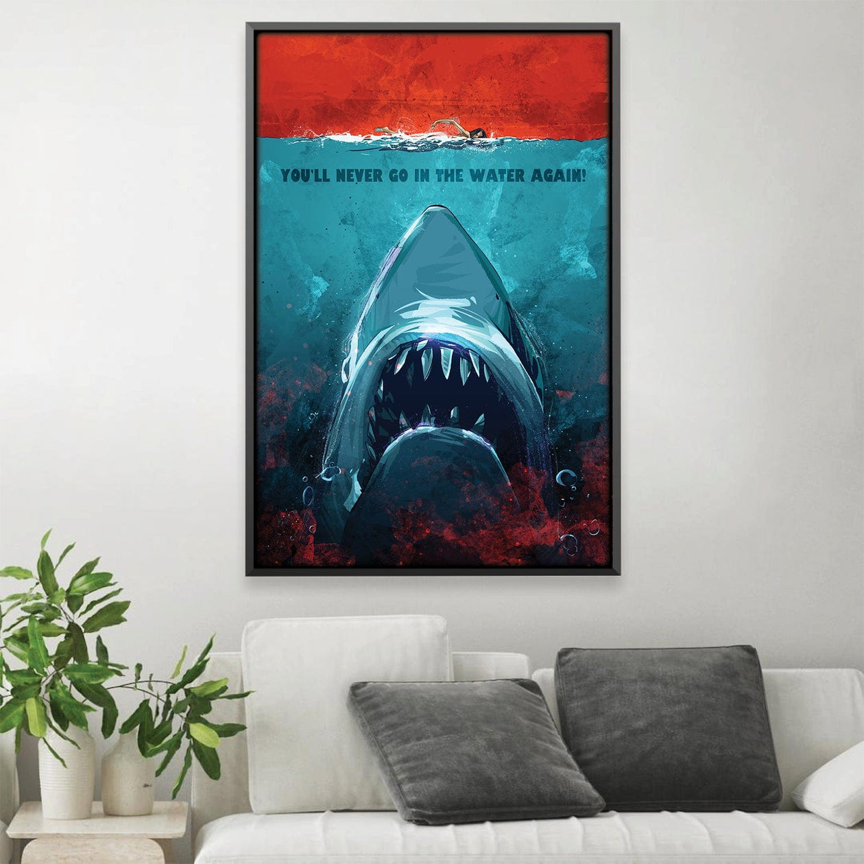 Jaws Redux Canvas – ClockCanvas