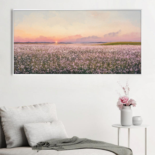 Rosegold Prairie Canvas – ClockCanvas