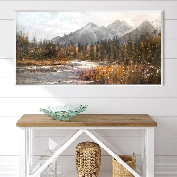 Timber Hillsides Canvas | Canvas Wall Art – ClockCanvas