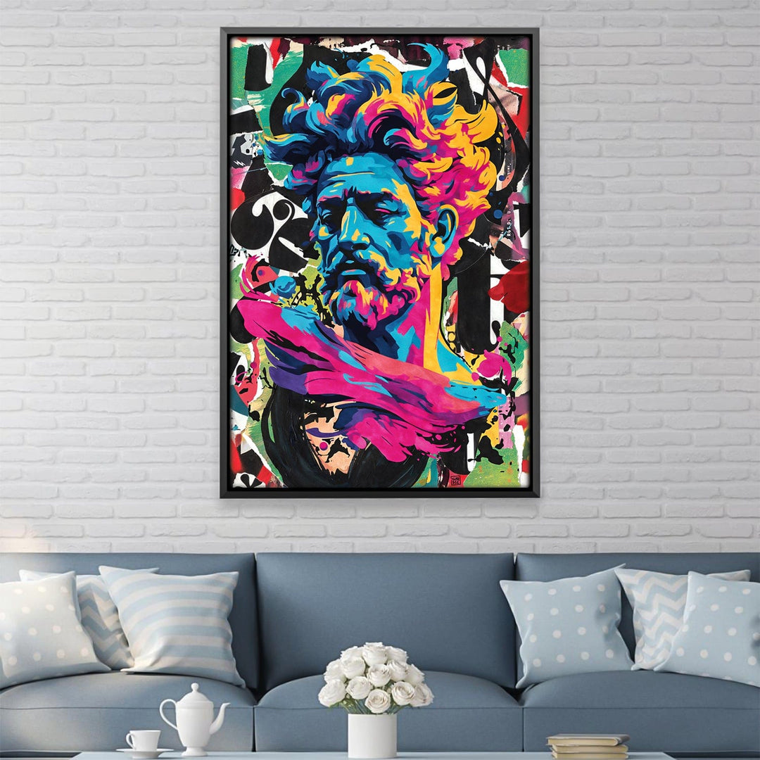 Zeus Abstract Canvas – ClockCanvas