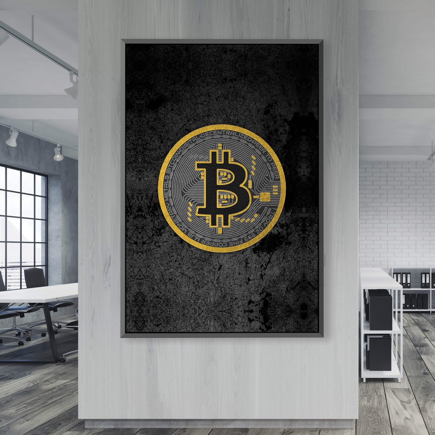 Bitcoin Wall Art | Bitcoin Canvas | MOTIVE8CO – ClockCanvas