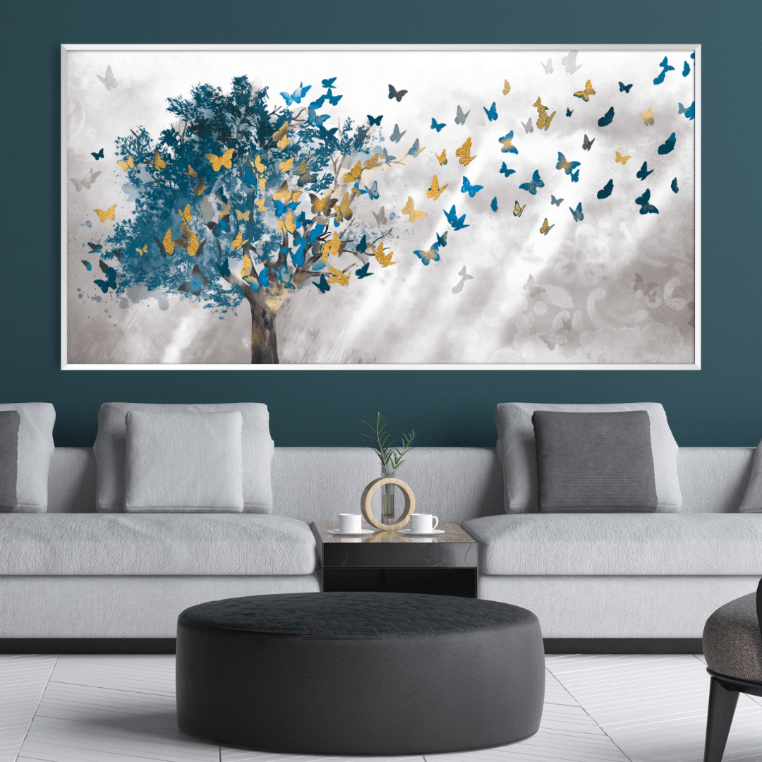 Butterfly Leaves Canvas - Wall Art | Poster Art Print | Framed Prints ...