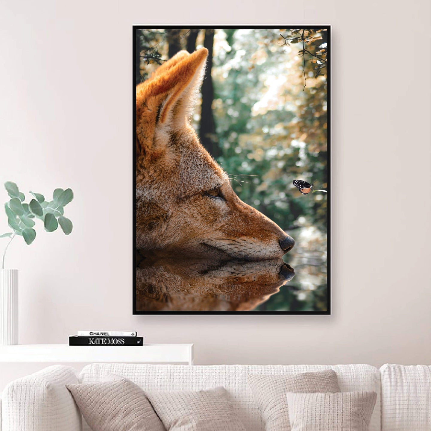 Curious Fox Canvas – ClockCanvas