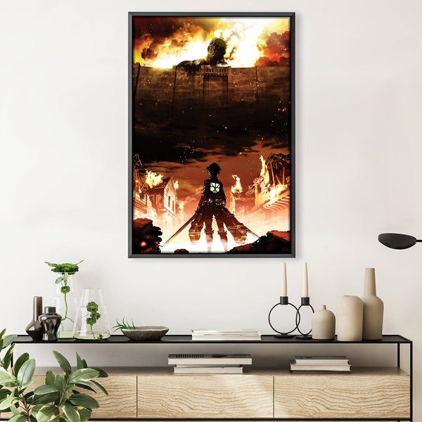 Fall of Wall Maria Canvas – ClockCanvas