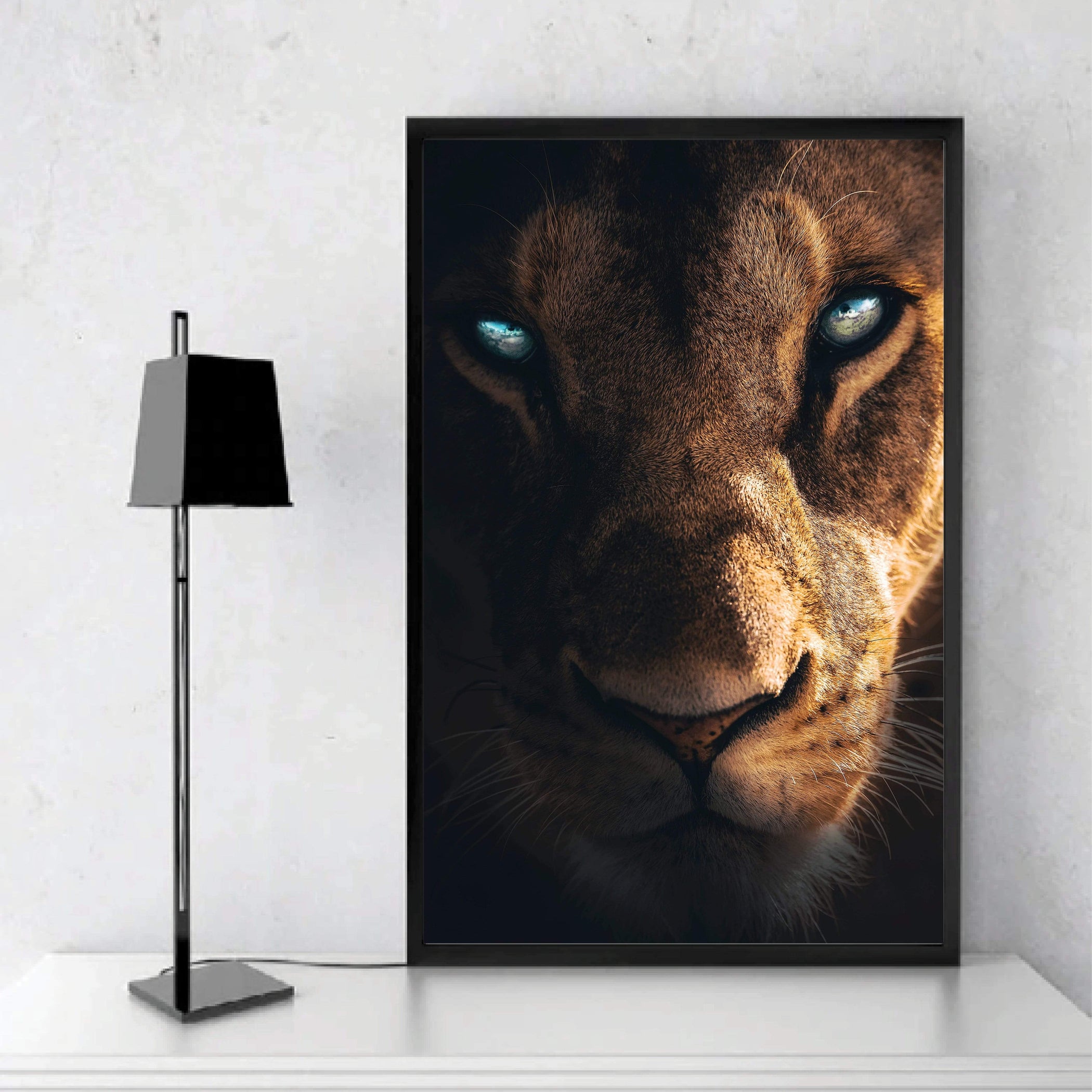 Fierce Lioness Canvas – ClockCanvas