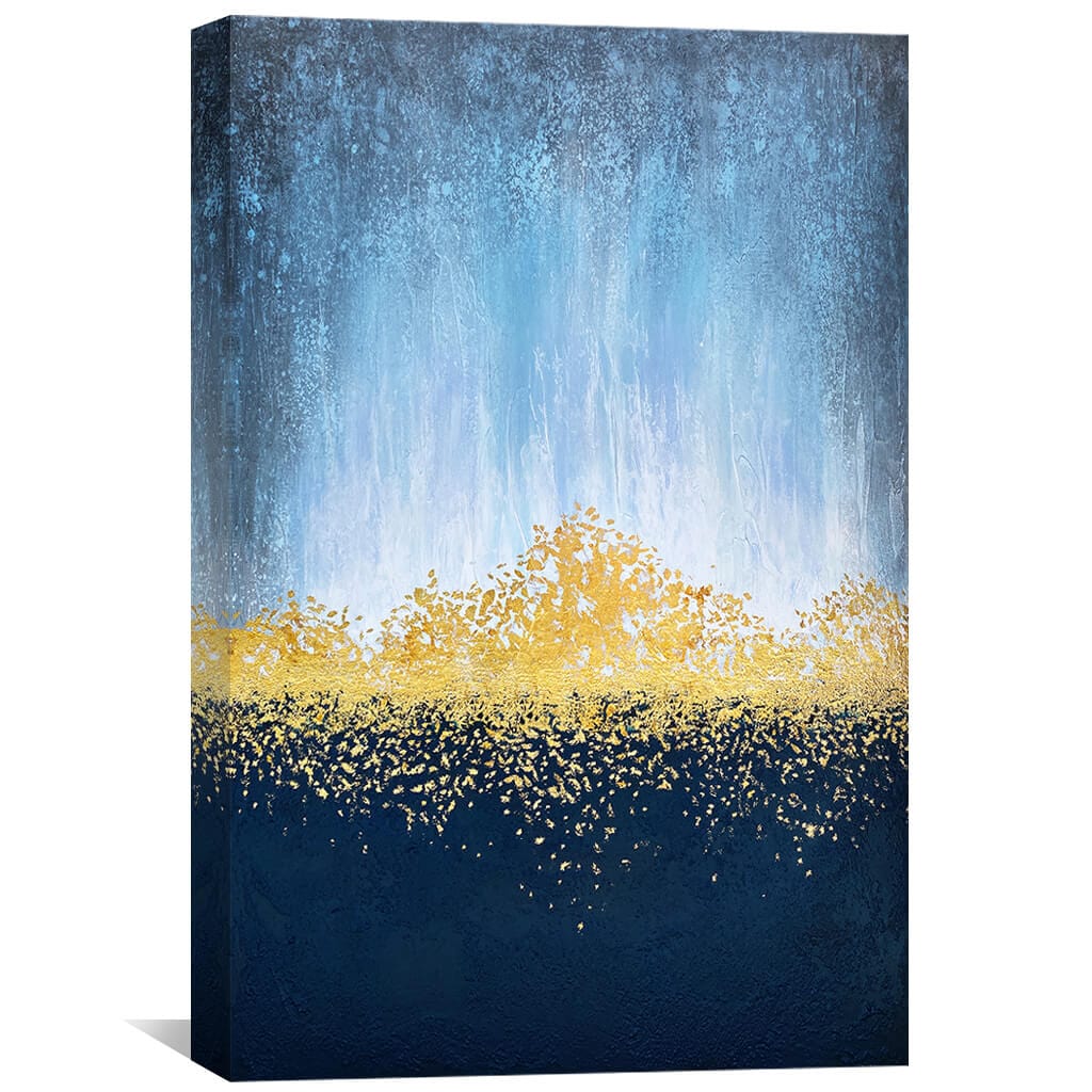 Golden Starlight Canvas – ClockCanvas