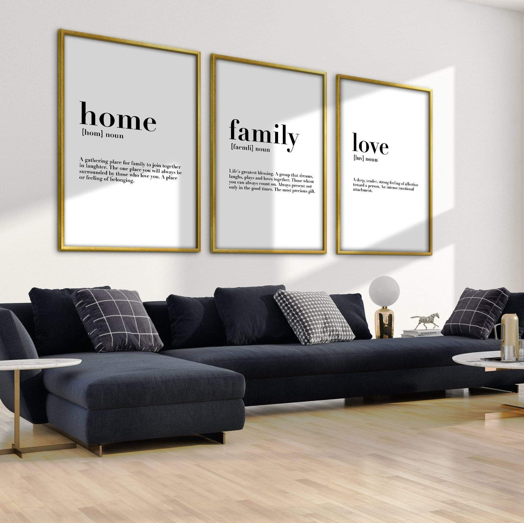 Home Family Love Canvas – ClockCanvas