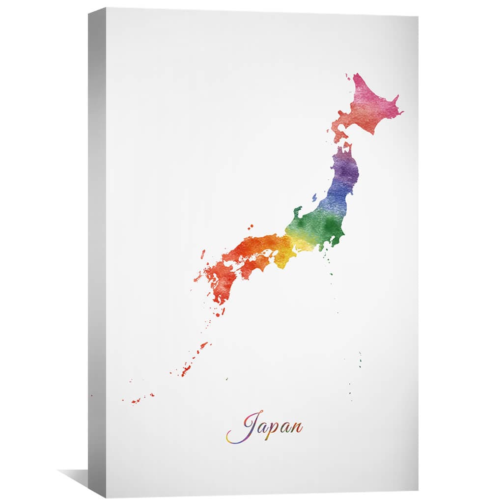 Japan Rainbow Canvas – ClockCanvas