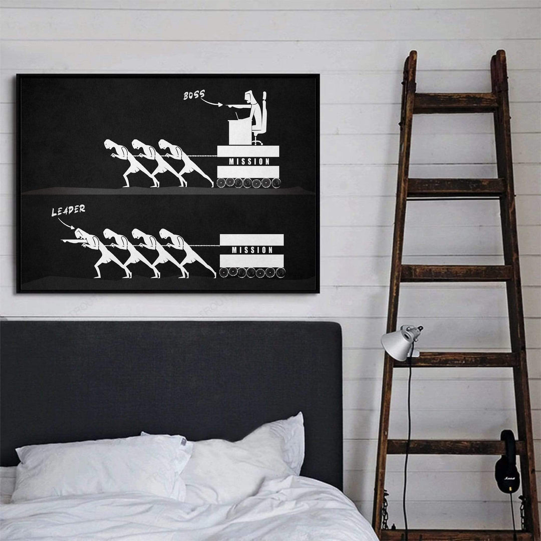 Leaders Lead Canvas – ClockCanvas