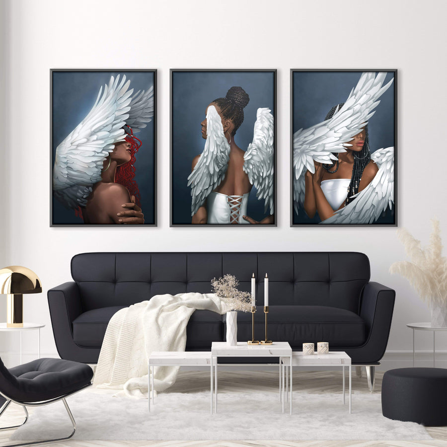 Rising Angels Canvas – ClockCanvas