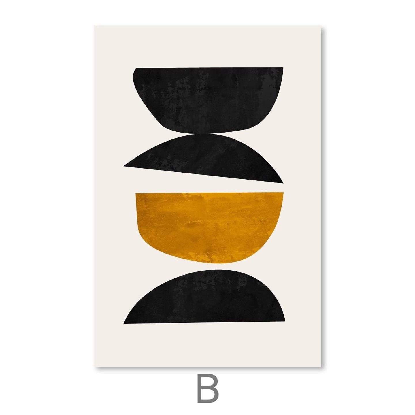 Stacked Irregular Shapes Canvas – ClockCanvas