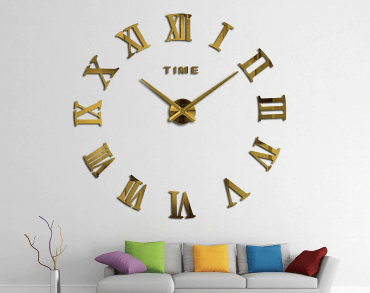 The Roman Wall Clock | DIY and Large Clocks – ClockCanvas