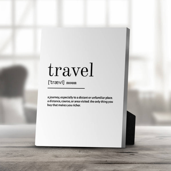 Travel Definition Desktop Canvas – ClockCanvas